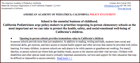 American Academy of Pediatrics – California Chapter 2